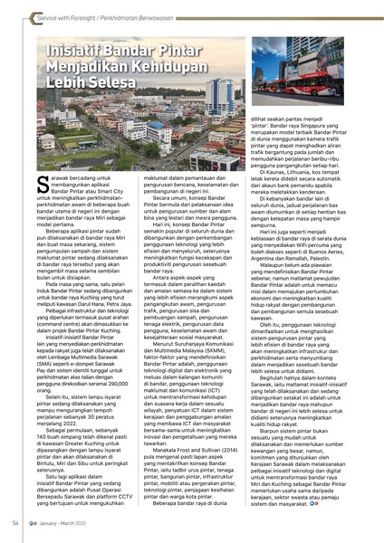 Inisiatif Bandar Pintar Menjadikan Kehidupan Lebih Selesa - RAKAN Sarawak