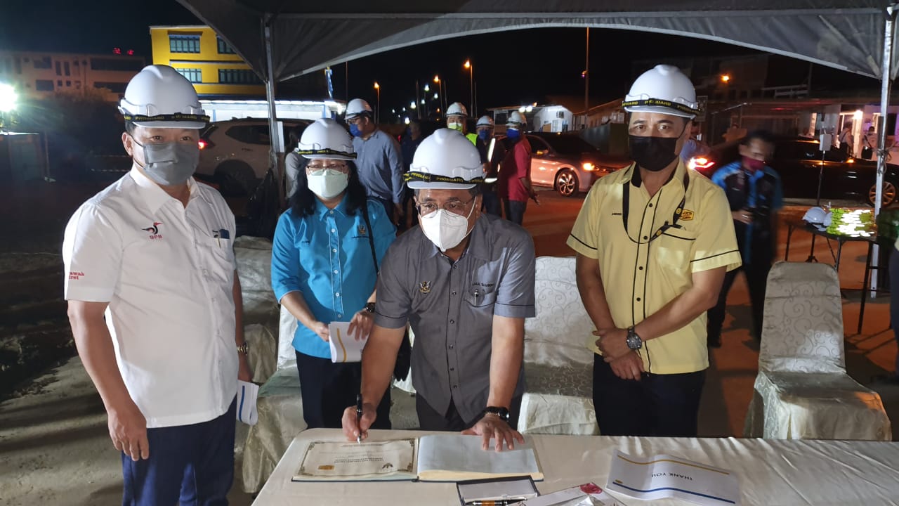 Setiausaha Kerajaan Negeri Melawat Tapak Projek RTP di Daerah Meradong ...