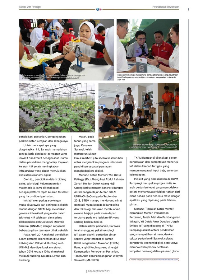 Mengorak Langkah Melayari 4IR - RAKAN Sarawak