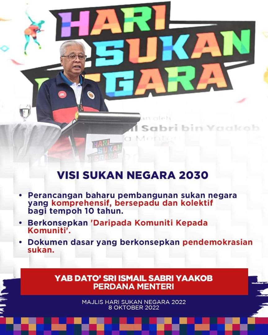 National Sports Vision 2030 Launched - RAKAN Sarawak